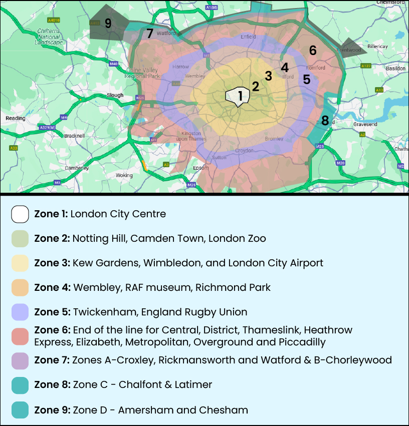 London Zones 1 To 9 A Comprehensive Guide Of Transport
