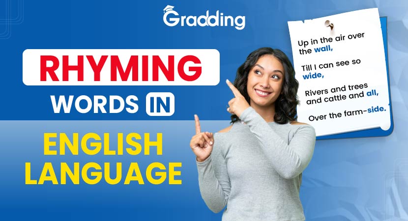 List of 100+ Rhyming words in English with Examples